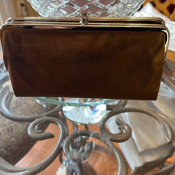HOBO | Bags | Hobo International Lauren Clutch Wallet In Bronzemink ...